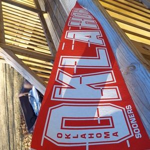 OKU | Wall Decor | Vintage Oklahoma U Sooners Pennant Banner Flag ...